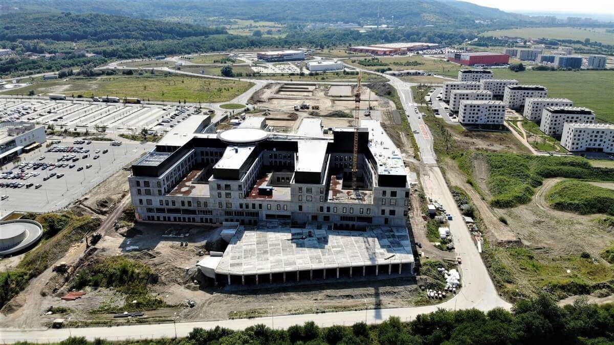 Test budovy Nemocnice Bory na epidémiu